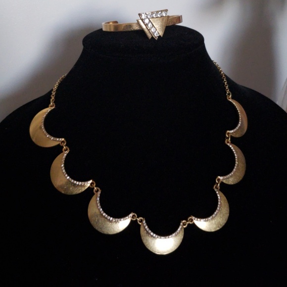 J. Crew | Jewelry | J Crew Necklace And Bracelet Set | Poshmark